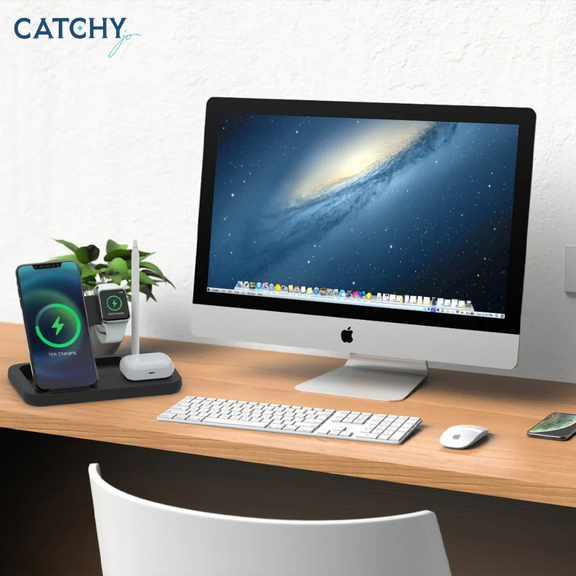 4 In 1 Portable Foldable Fast Charging Station – HUNA