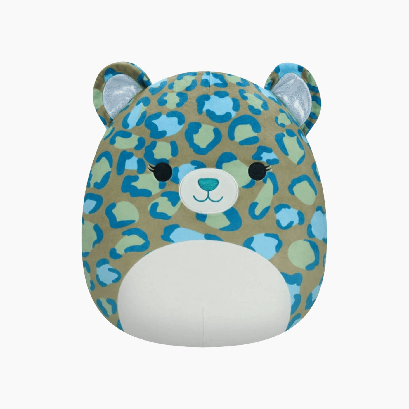 Jazwares Squishmallows- Medium Plush 12" Fuzzamallow Enos The Leopard ...